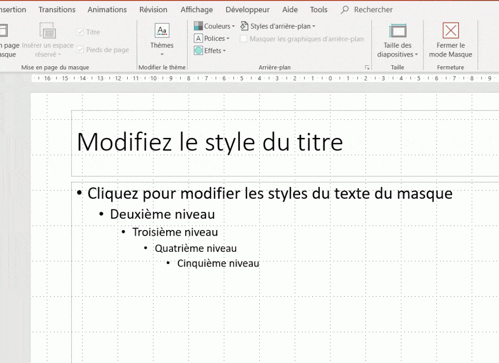Construire un modèle PowerPoint professionnel dans les règles de l'art ...